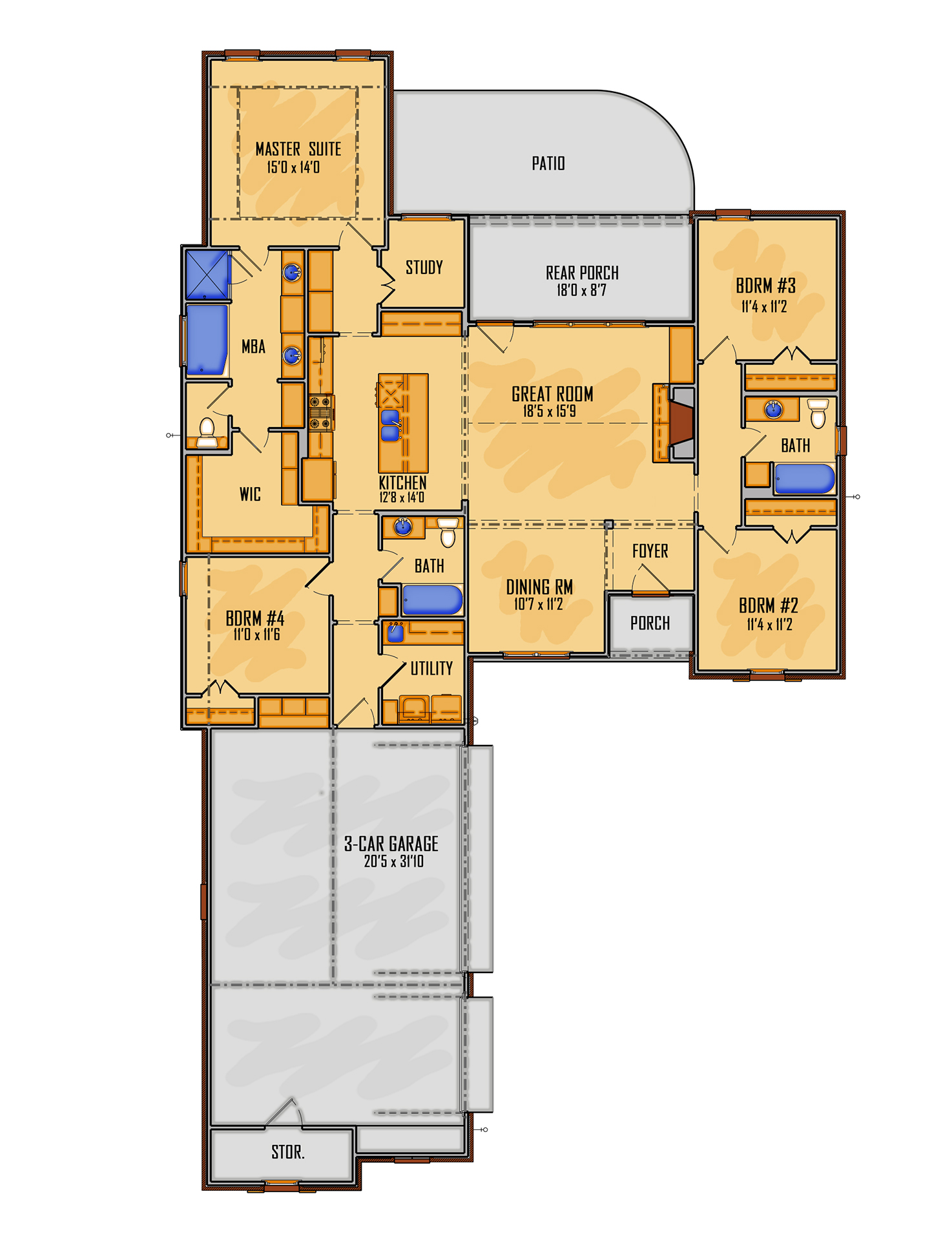 3RD-90-21 | Third Floor Plans